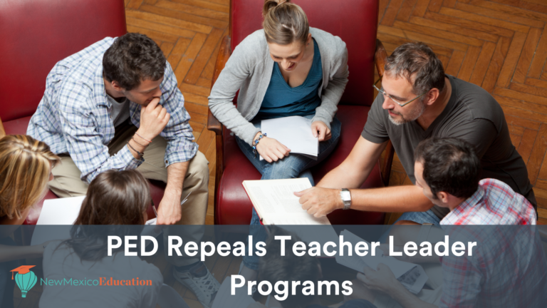 PED repeals teacher leader programs - New Mexico Education